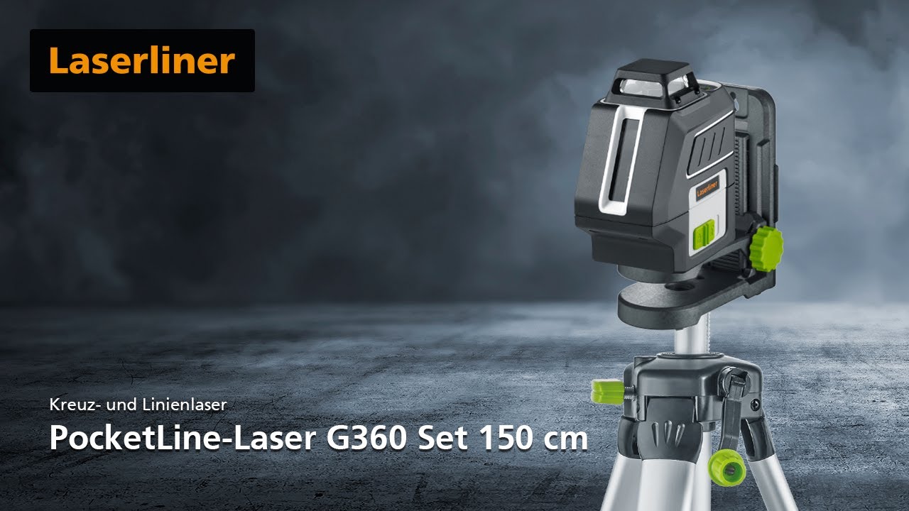 Kreuz- und Linienlaser - Innovation - PocketLine-Laser G360 Set 150 cm ...
