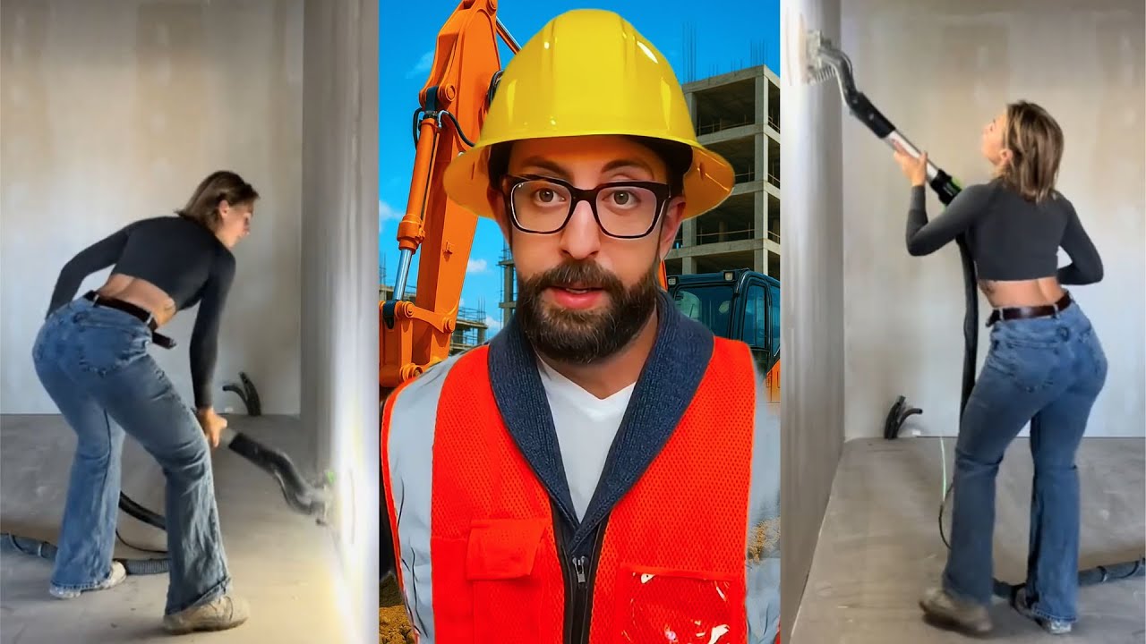 Mr. Adam’s Top 10 Funniest Construction Worker Fail Reactions! - YouTube