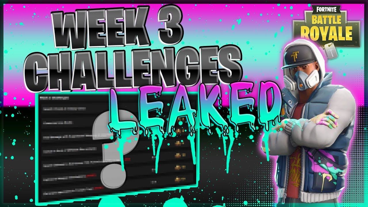 *LEAKED* Week 3 Challenges (How to Guide) | Fortnite: Battle Royale ...