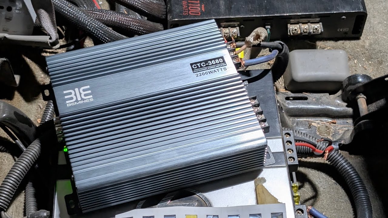 Temu Bemines CTC-3680 2 channel amplifier testing Part 1 - YouTube