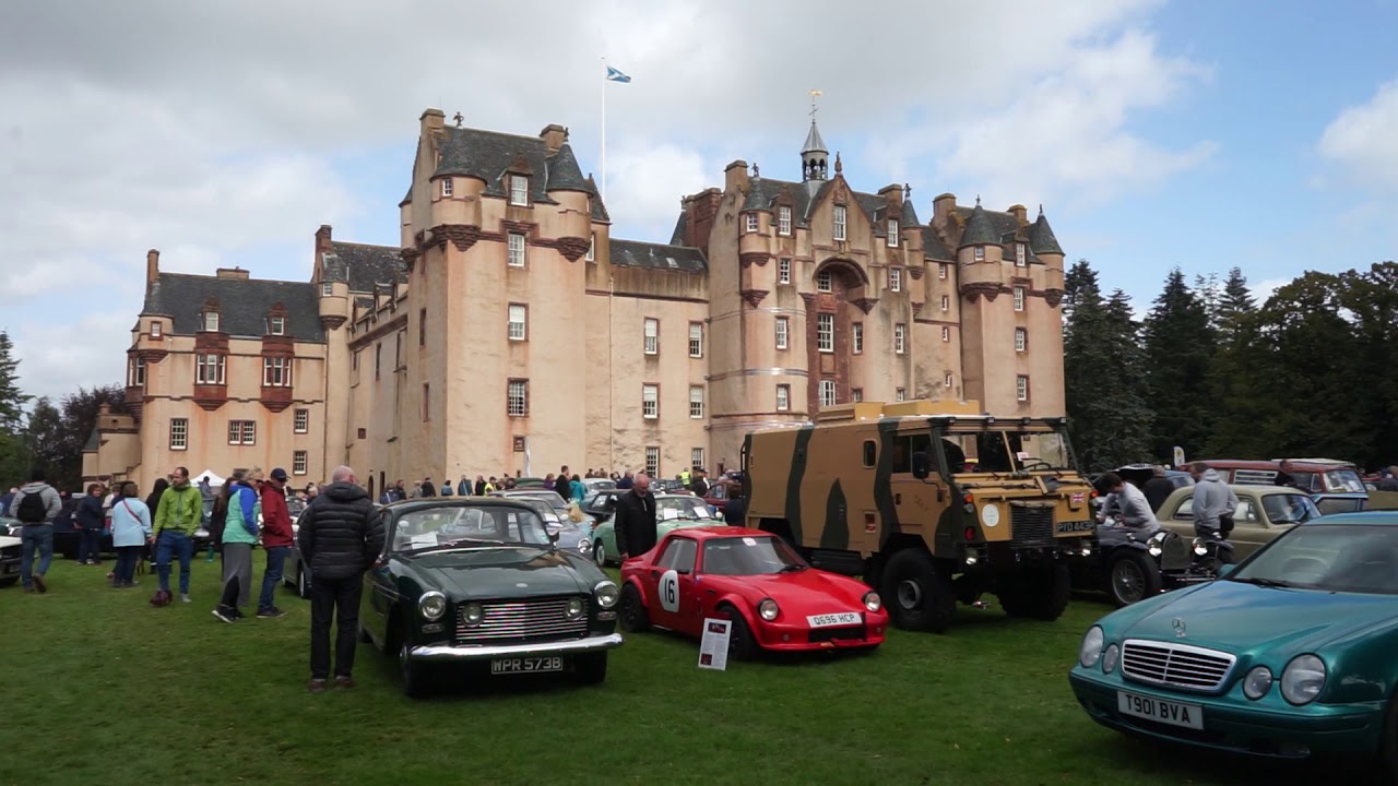 Fyvie Castle Classic Car Show 15.09.2019 - YouTube