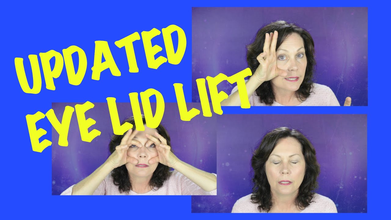 How to Lift your Droopy Hooded Eyelids with Exercise - YouTube