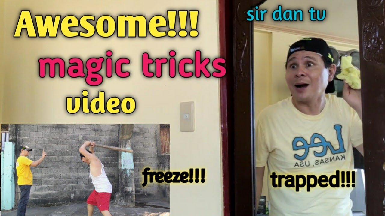 Trapped!! And Freeze!!! Awesome Magic Tricks Video Using Android ...