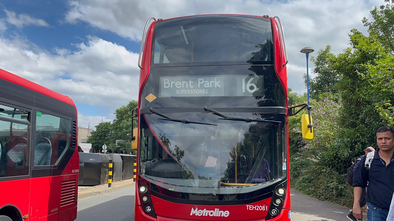 FRV. Metroline Route 16: Paddington To Brent Park Superstores - YouTube