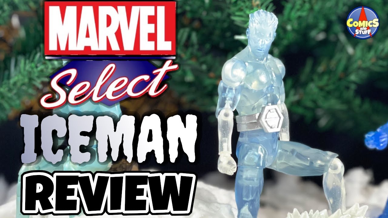 Marvel Select ICEMAN X-men Diamond Select Action Figure Review - YouTube