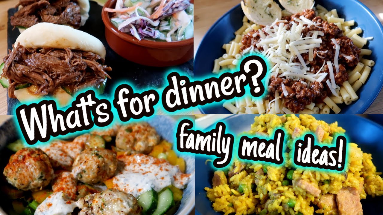 FAMILY DINNERS OF THE WEEK ~ Easy Meal Ideas/Family of Five - YouTube