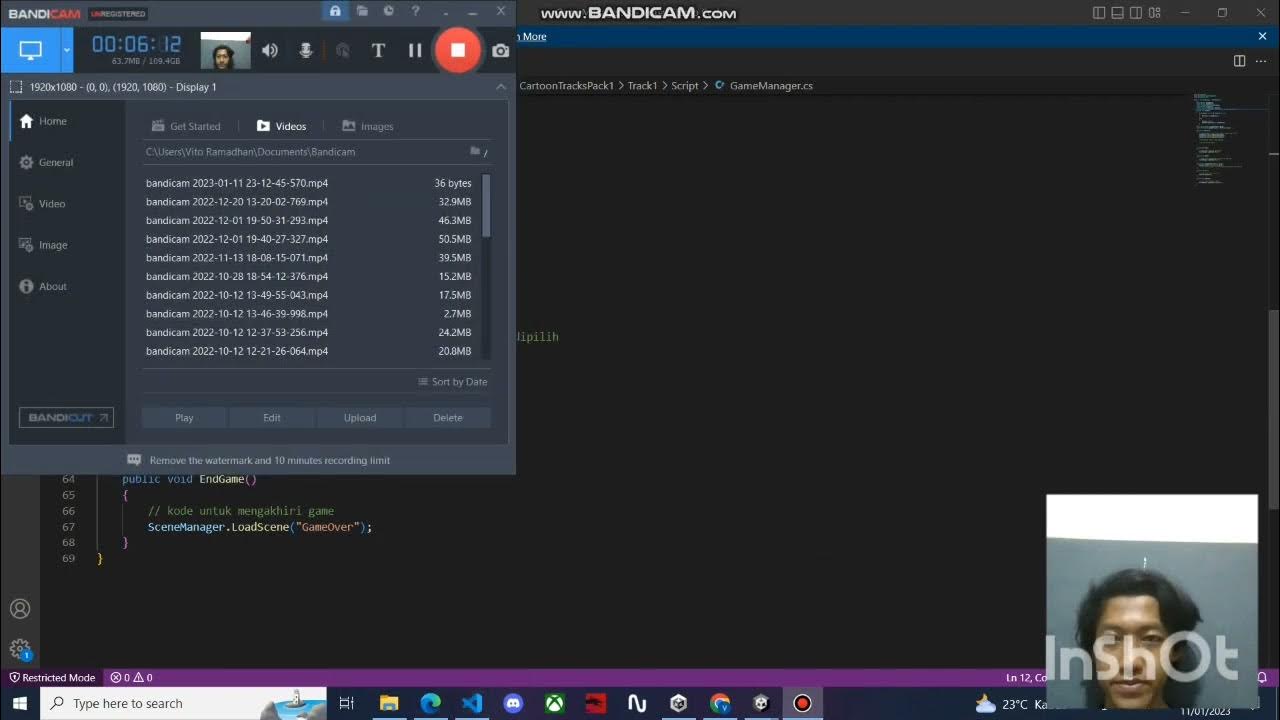 UAS Pemrograman Game - YouTube