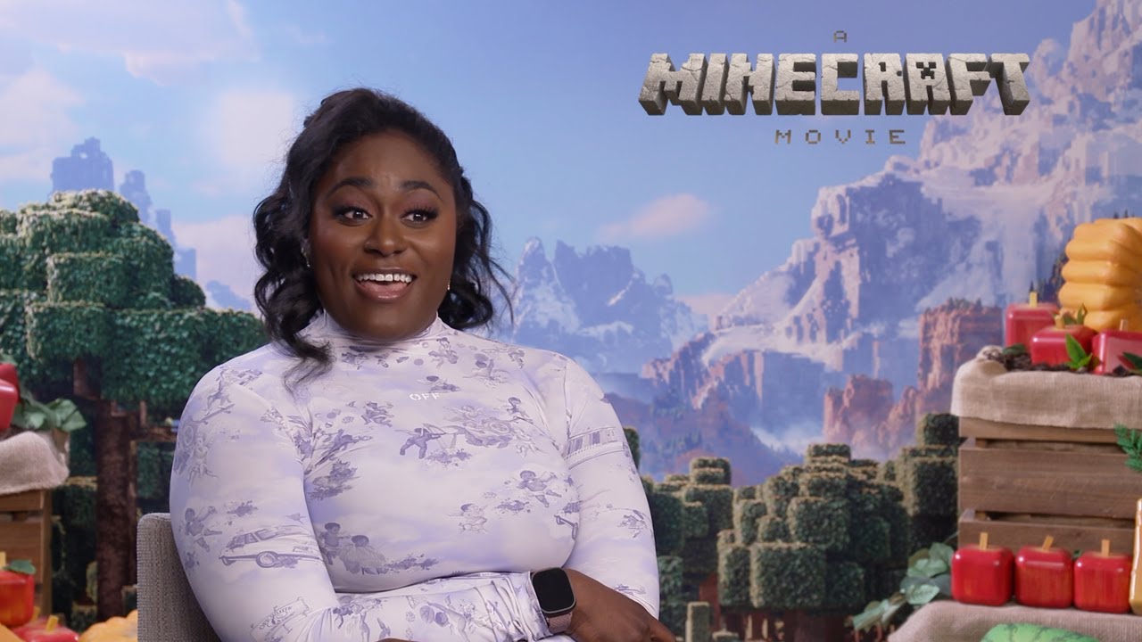A Minecraft cast Interview - Jack Blacks Improv on set, How the movie stayed true to the game ...