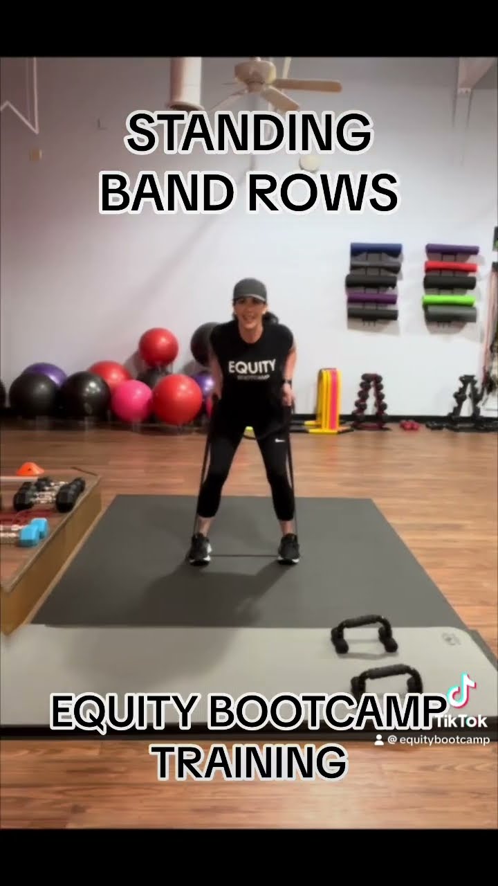 Standing Band Rows - YouTube