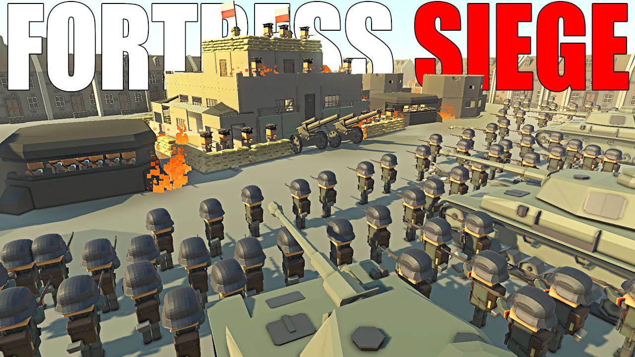 Can WW2 MEGA-FORTRESS Hold VS LARGEST German Army EVER?! - Ancient ...