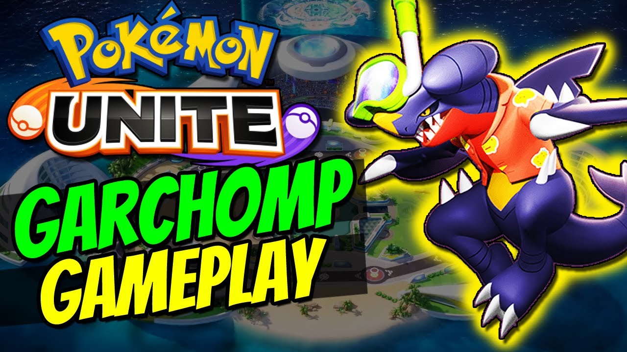 Pokemon UNITE GARCHOMP Gameplay - YouTube