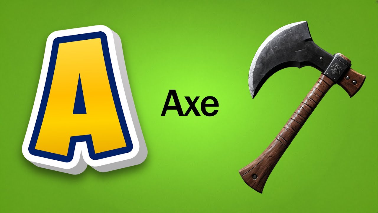 A for Axe | Learn Tools | Fun Alphabet Song for Kids | A is for Apple ...