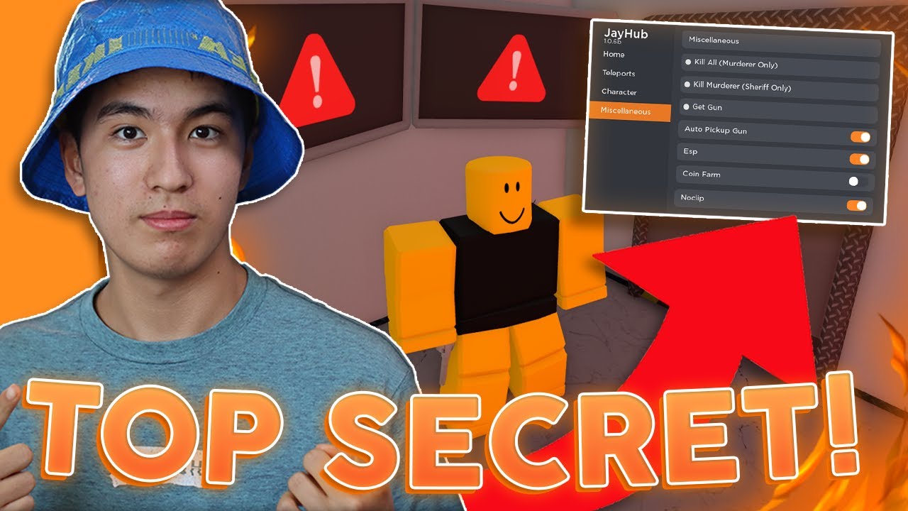 Roblox MM2 5 BEST Secret Exploiter Hiding Spots In Map + Lobby! (2023 ...