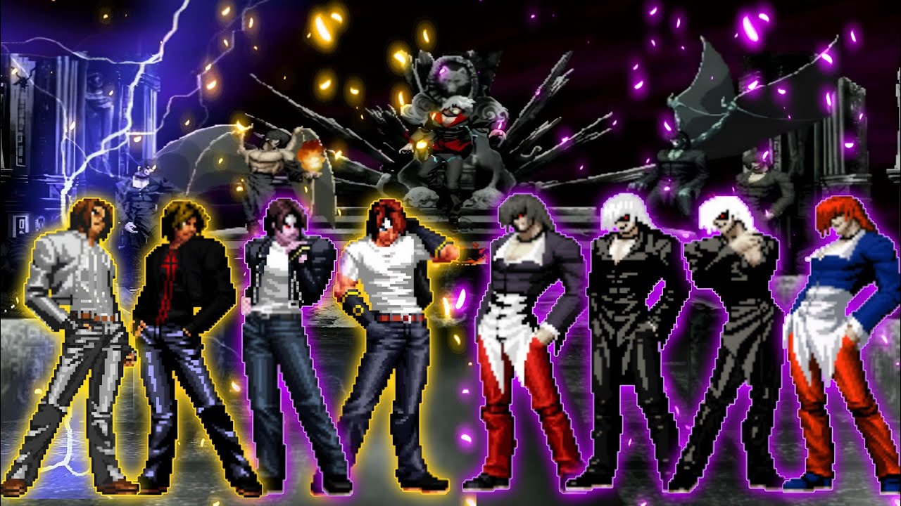[KOF Mugen] Kyo Team VS. Element Iori Team - YouTube