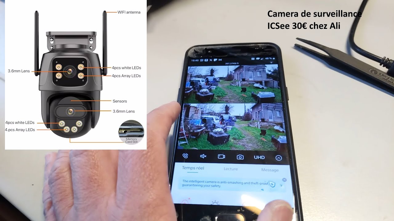 Camera de surveillance ICSee de chez Ali pour 30€ - YouTube