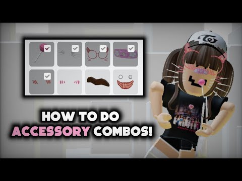 How To Wear 2 Or More FACE ACCESSORIES On Roblox! Combos / Roblox Mobile