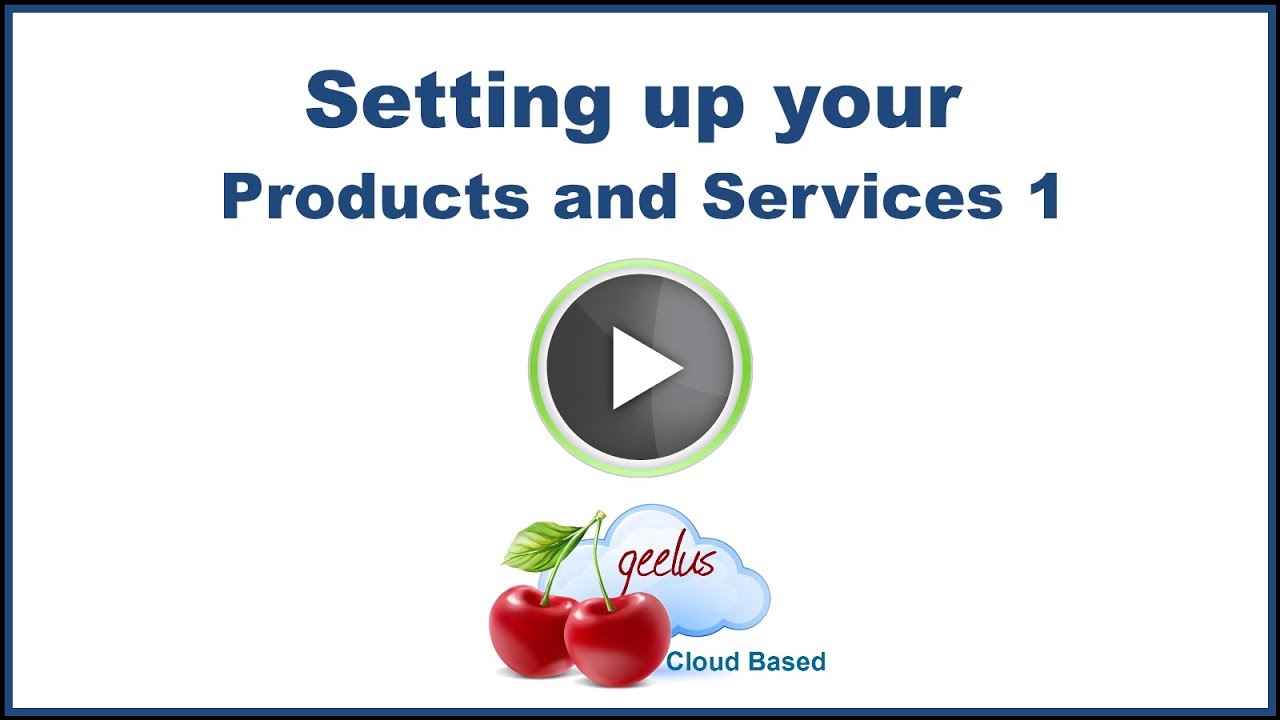 Setting up products and services part 1 - YouTube