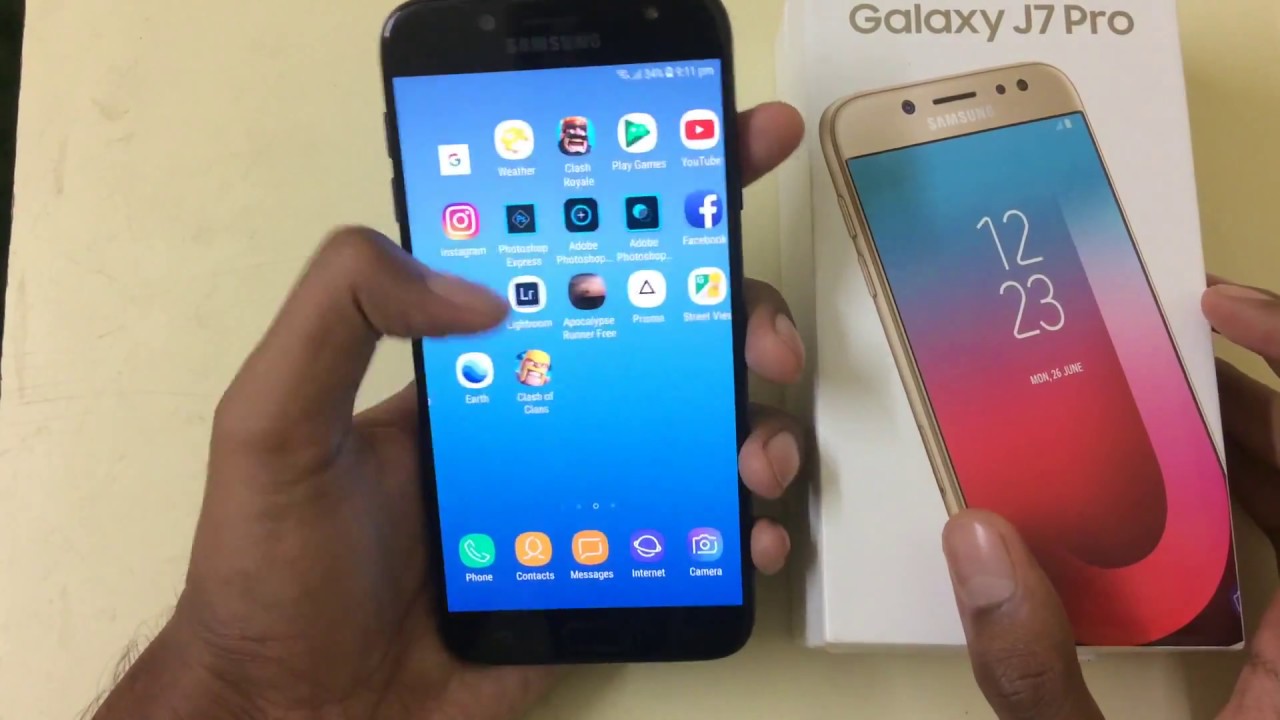 Samsung Galaxy J7 Pro Unboxing - YouTube