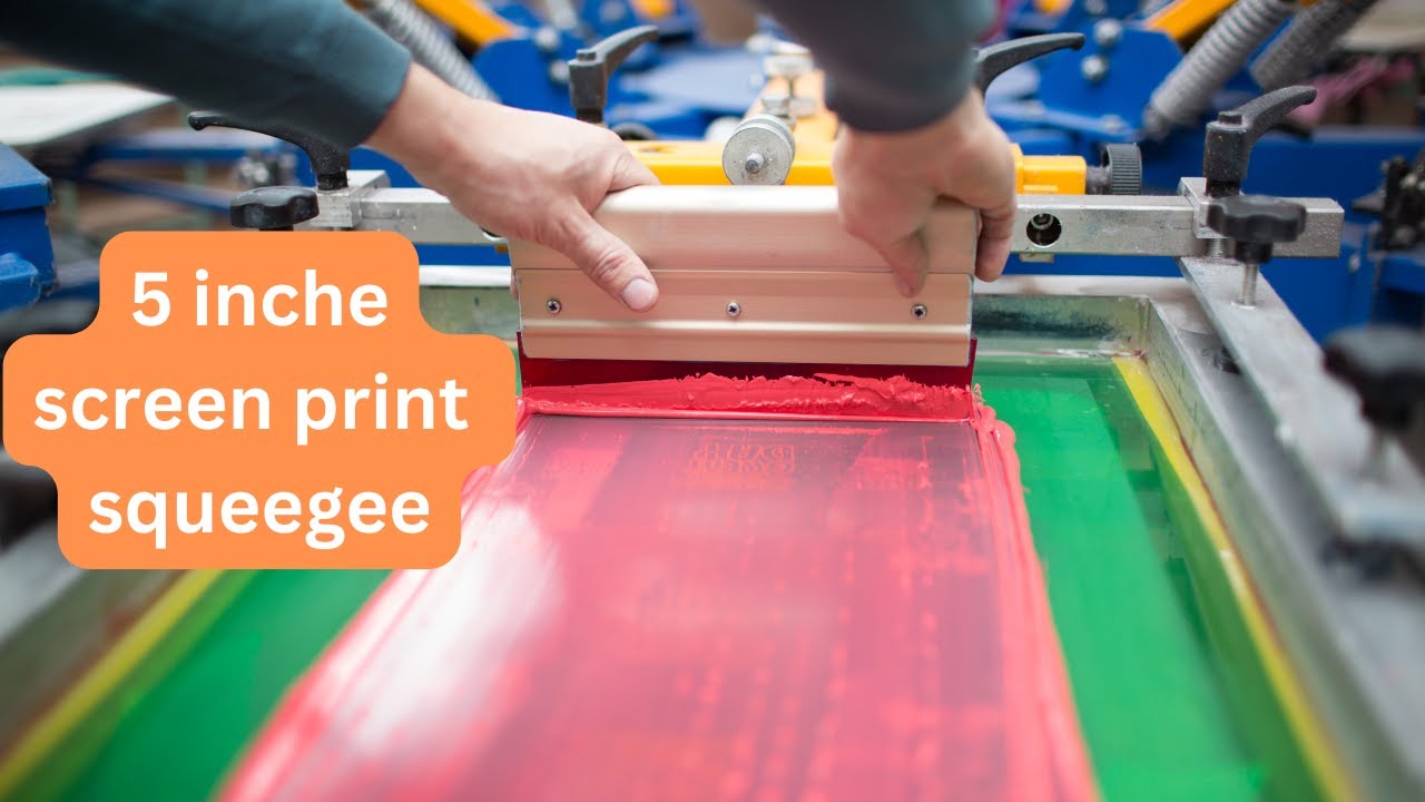 Screen Print Squeegee 5 inche.Almunium sqeegee. - YouTube