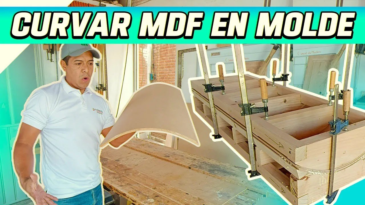 ¡Increíble técnica! Dobla MDF con molde y contra molde para construir ...