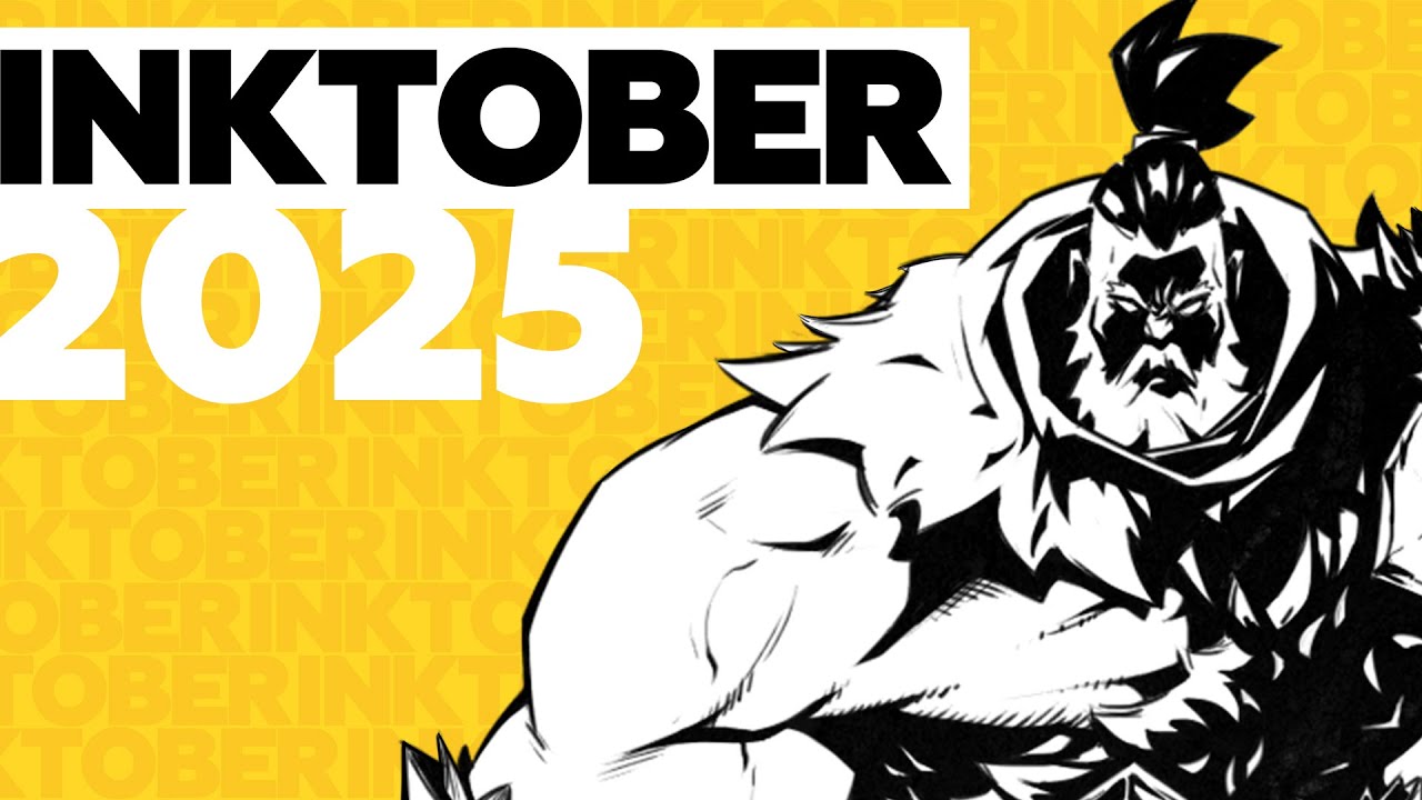 INKTOBER 2025 Day 6/31 | Inking So Hard I Can Hear Colors - YouTube