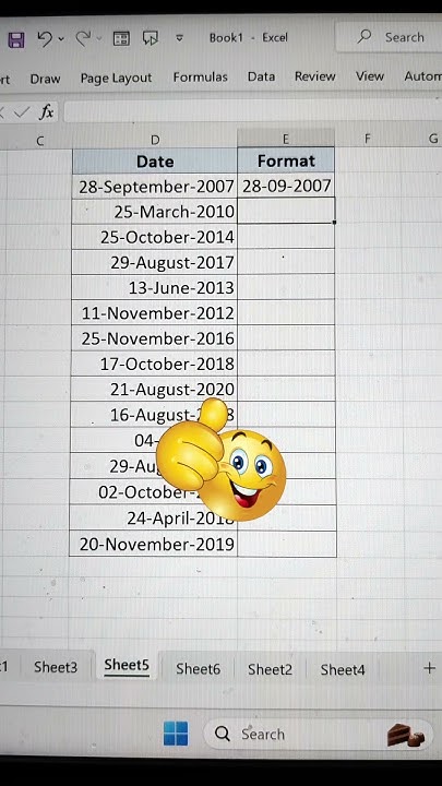 Useful Excel Function To Format Dates 💯 Excel Text Function 🔥 Shorts