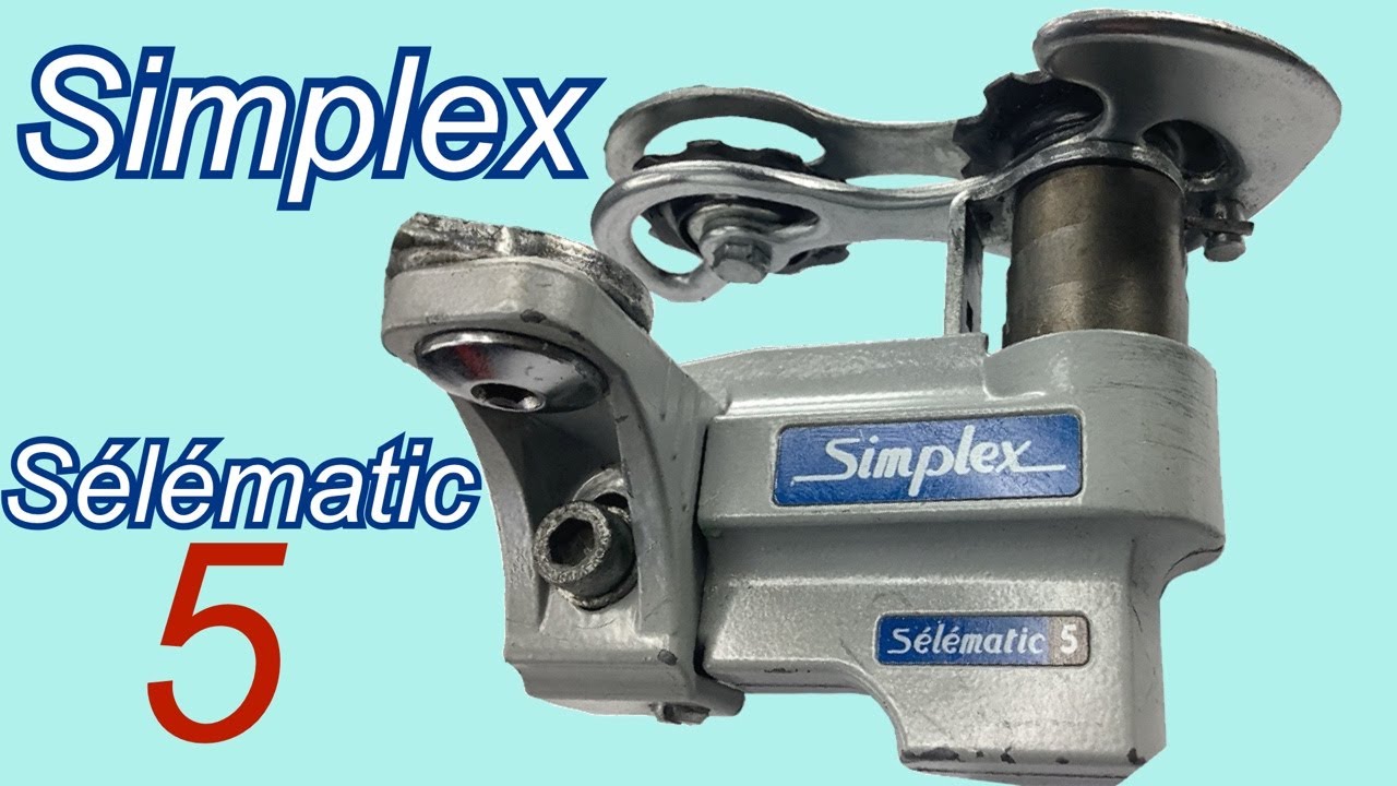 Simplex Selematic 5 rear derailleur: opening up cleaning overhaul - YouTube