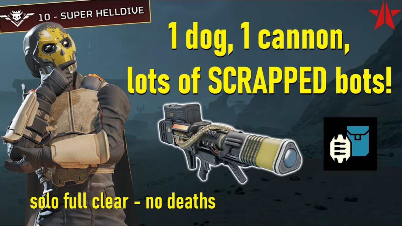 Helldivers 2 - Quasar Cannon & Guard Dog COMBO!! Super Helldive (solo ...