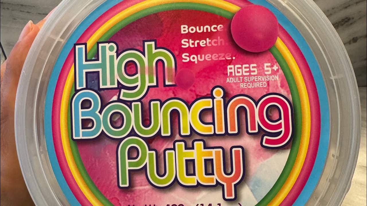 Playing with 5 Belows $5 High Bouncing Putty - YouTube