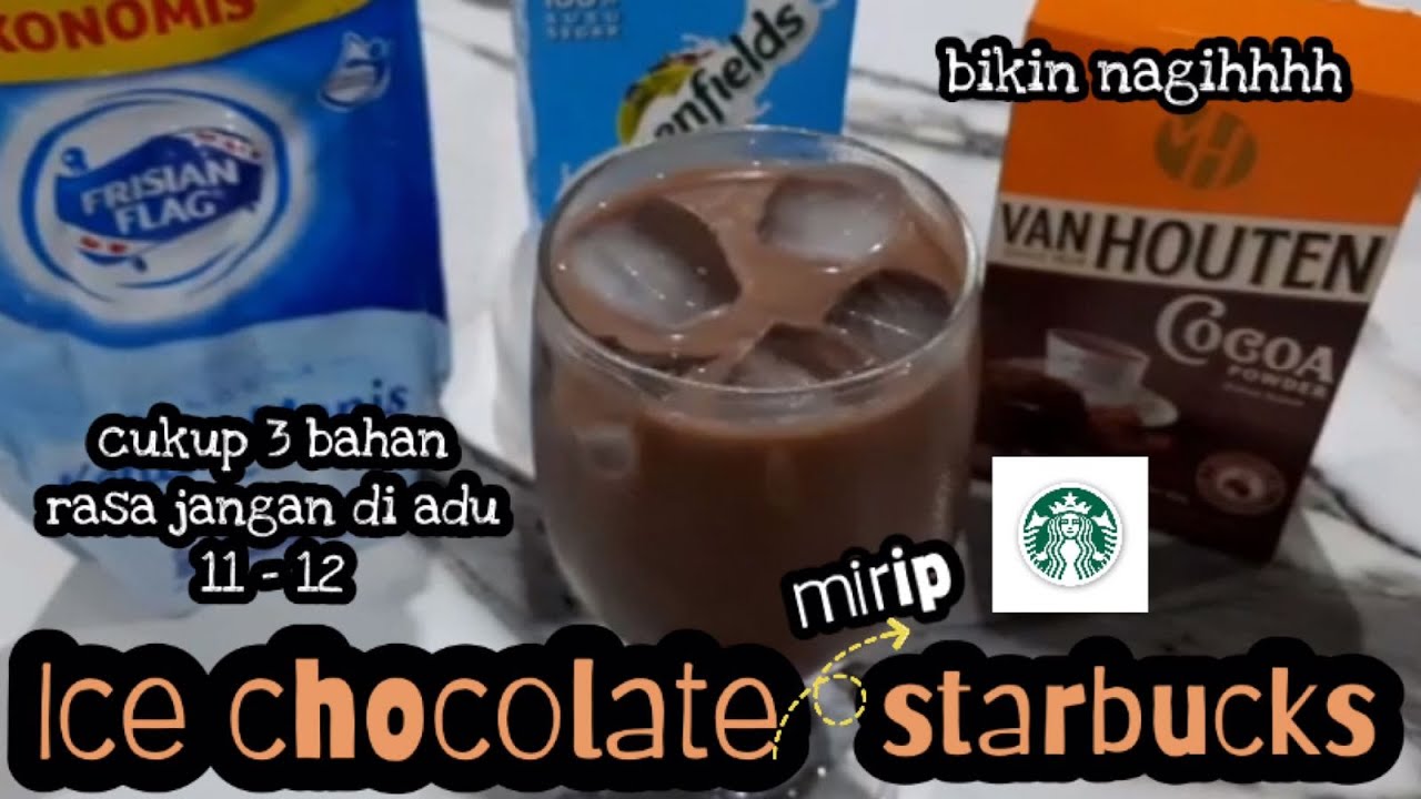Homemade Signature Ice Chocolate Drink Recipe | membuat es coklat ...
