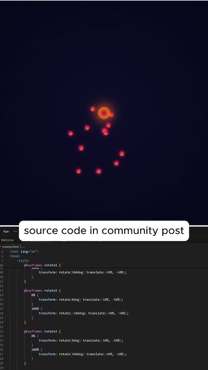 Galactic Spiral Loader - Stunning Animation in HTML, CSS & JS! 🌌 #webdesign #shorts #programming ...