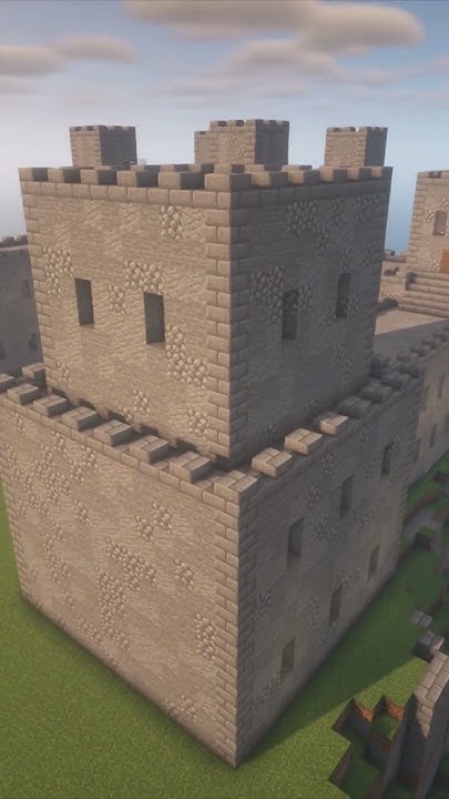 Medieval Minecraft Stone Castle Timelapse - YouTube