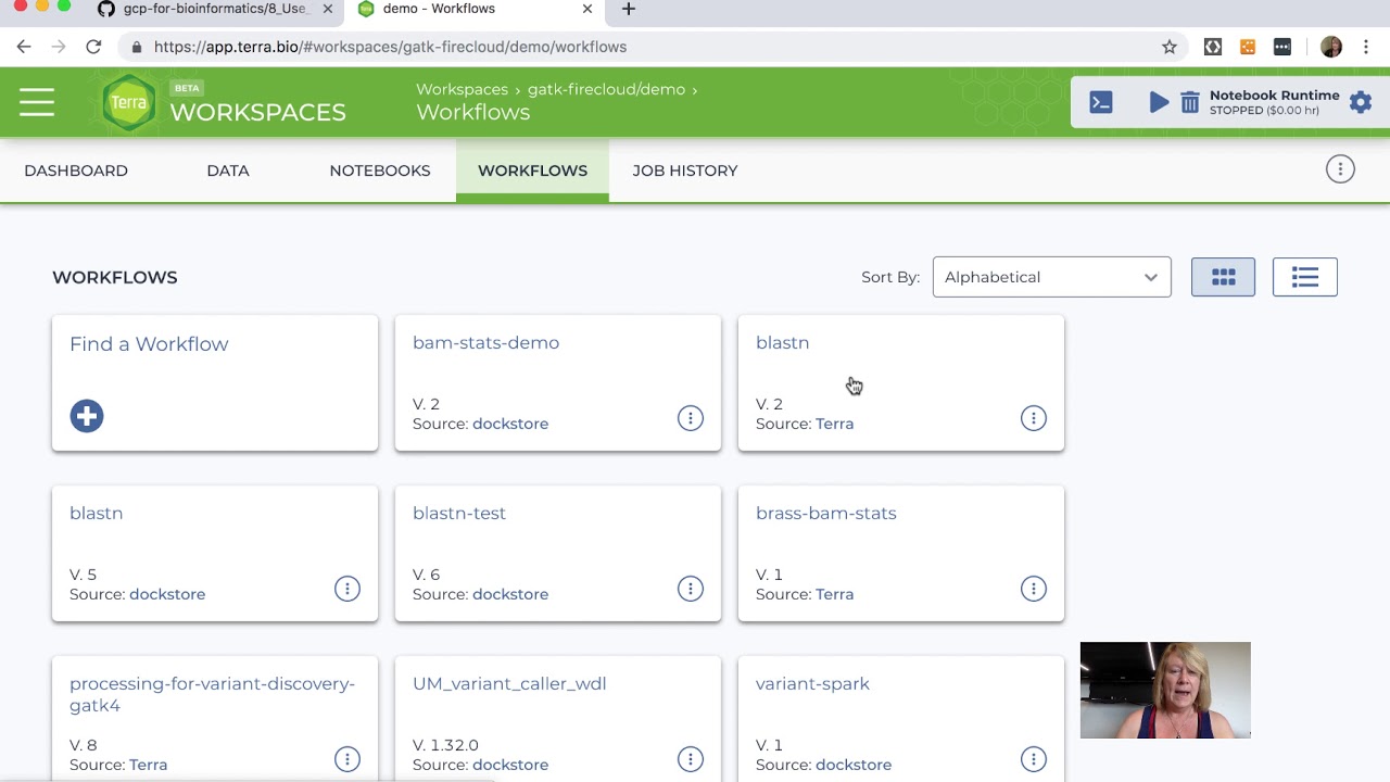 2_8 Using a Terra Workflow with blastn on GCP for Bioinformatics - YouTube