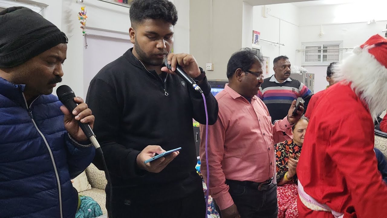 Christmas Carol Singing in Jamuna Colliery area Kotma, Last house/Part ...