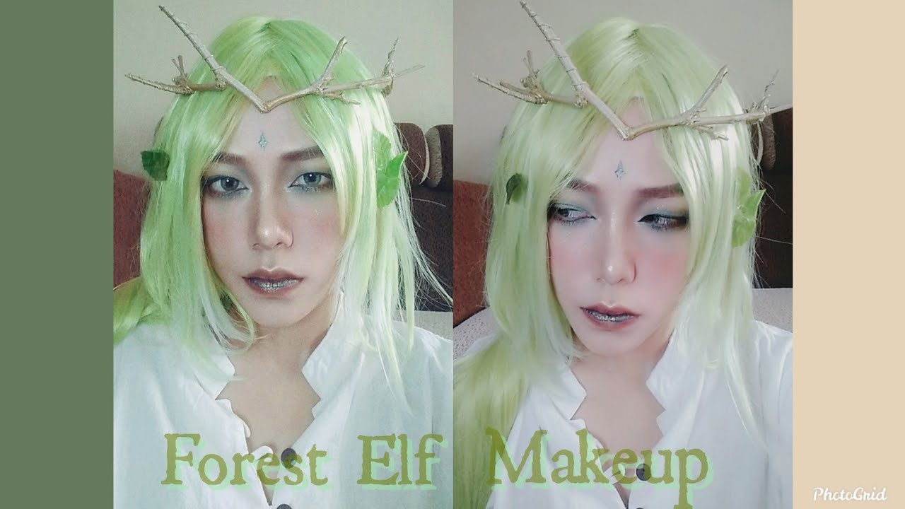【Forest Elf Makeup Tutorial】🌿Halloween - YouTube