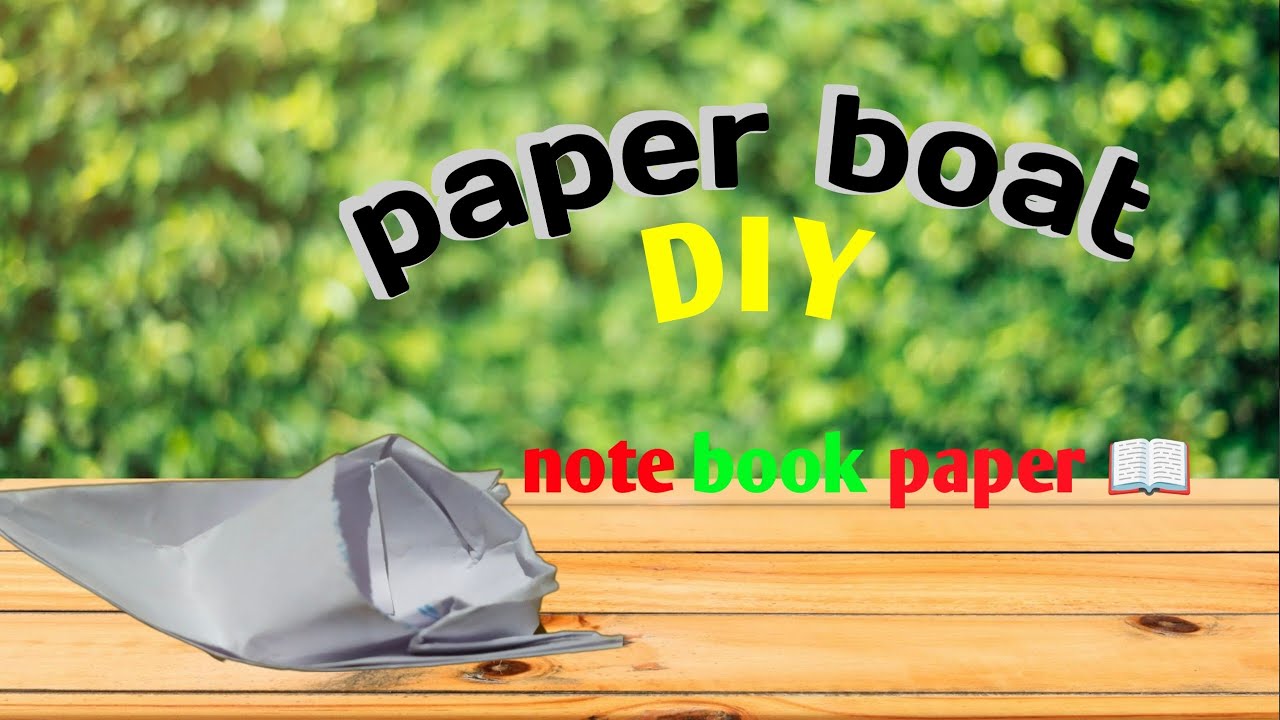 how to make a PAPER BOAT। amazing project। - YouTube
