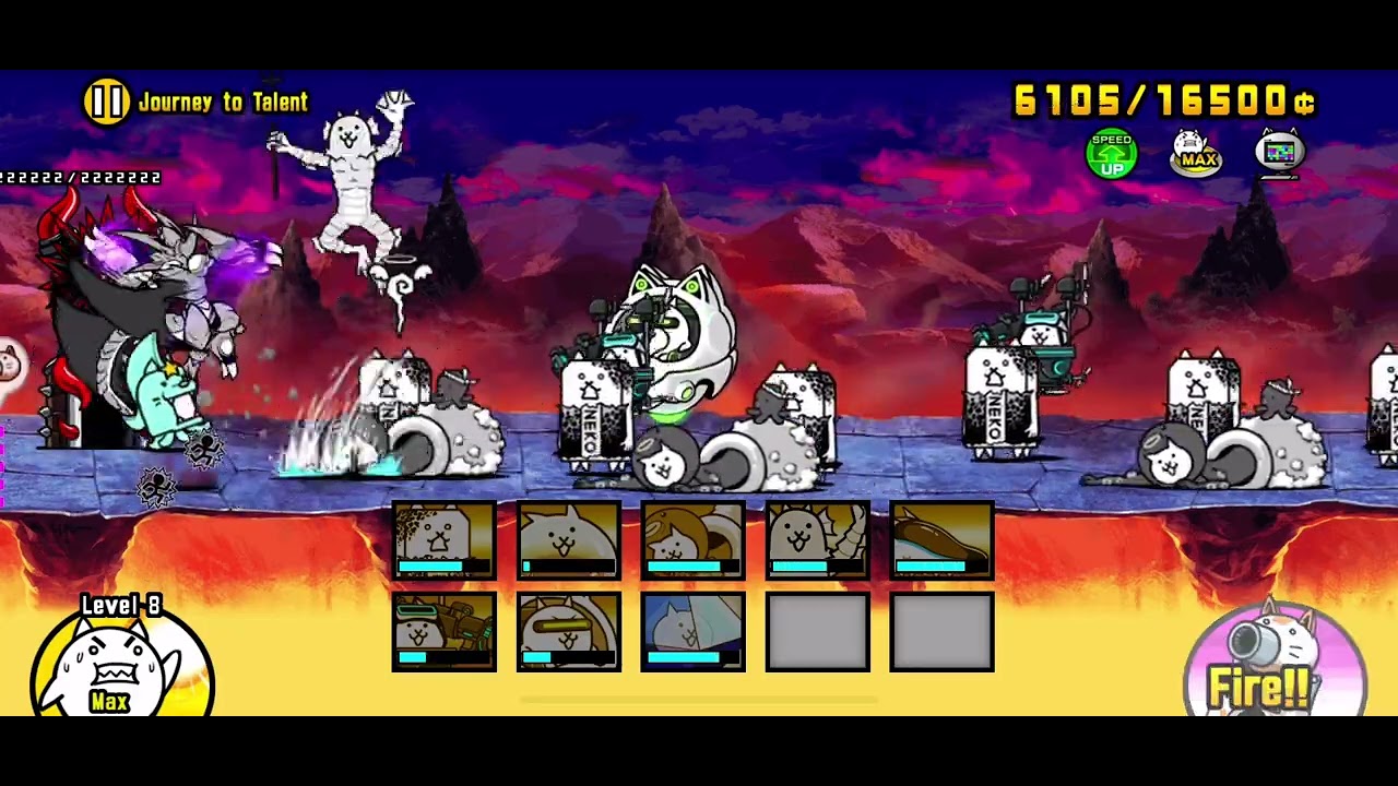 Journey to talent cheesing the baha blast stage with octo cat || battle ...