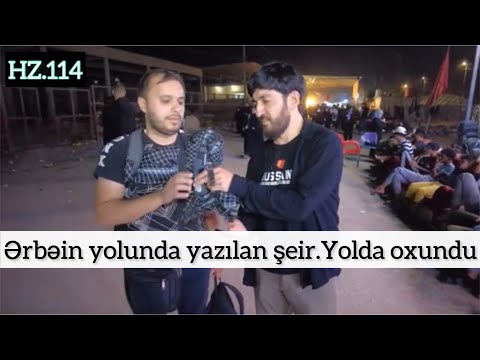 Haci Zahir Erbein yurusunde yazilan seiri oxudu