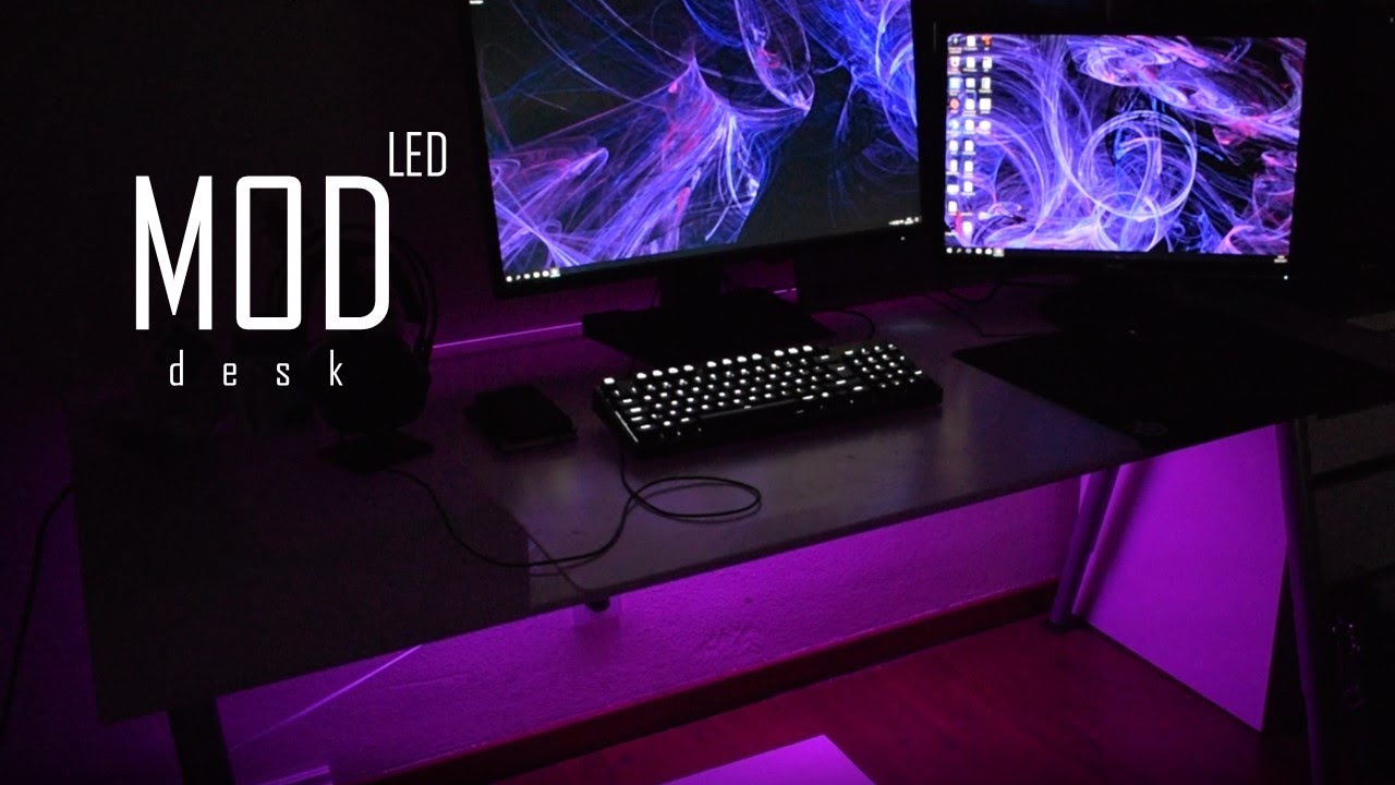 LED Lightning on your Desk?! Check this out! - YouTube