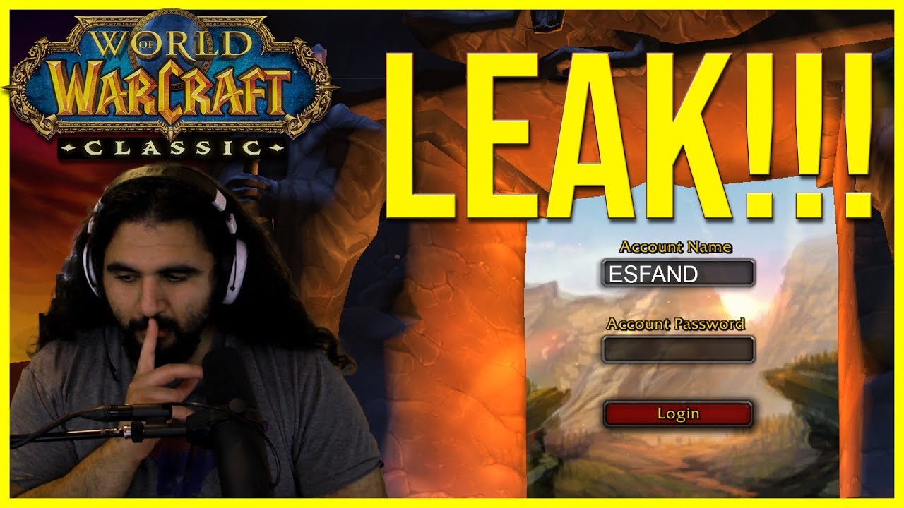 LEAKED WoW Classic Gameplay Screenshots! Analyzing changes - YouTube