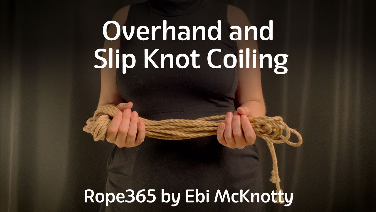 Overhand and Slipt Knot Coiling - Tutorial/ASMR - YouTube