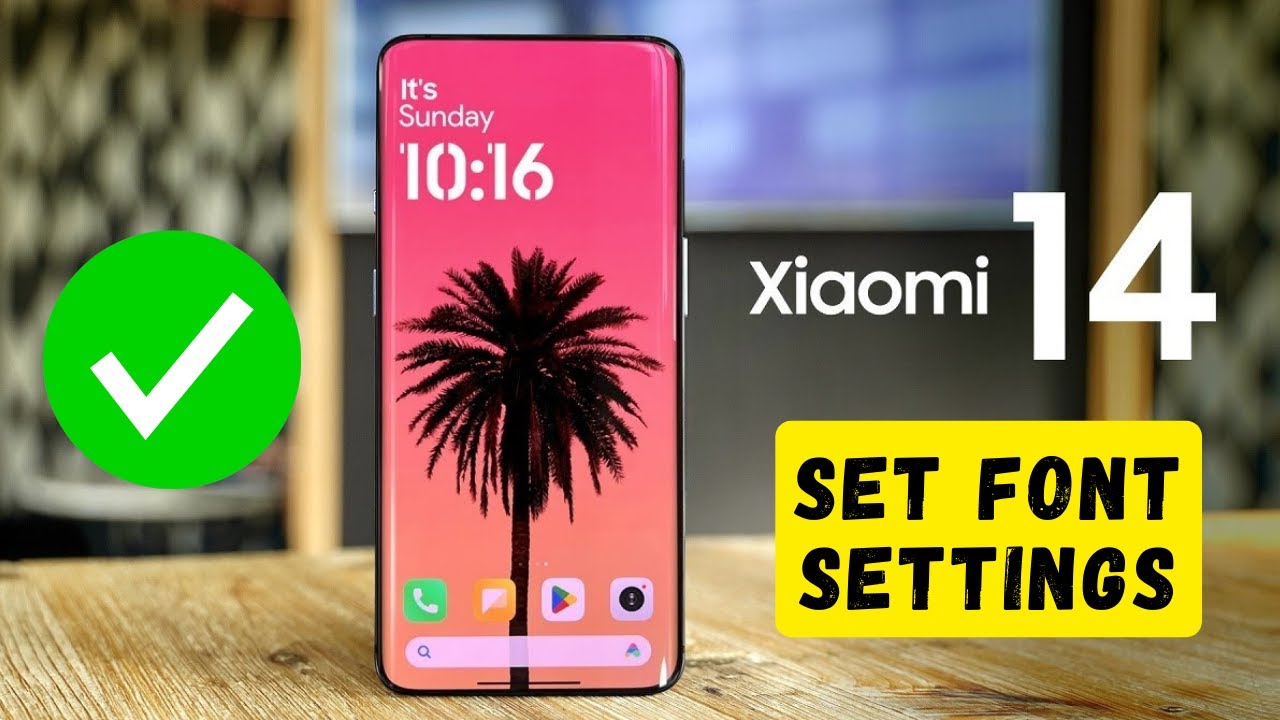 Font Size & Style Xiaomi 14 || How to set font settings || Font styling ...