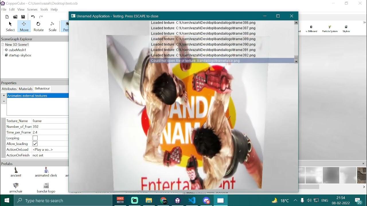 Animating External Textures in CopperCube - YouTube