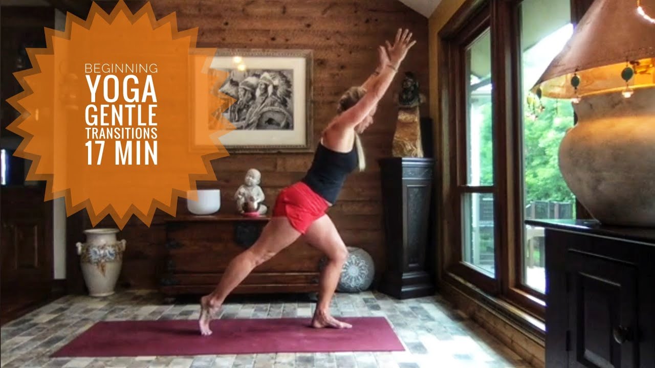 Beginner Friendly Yoga|| Gentle Transitions || 17 Min - YouTube
