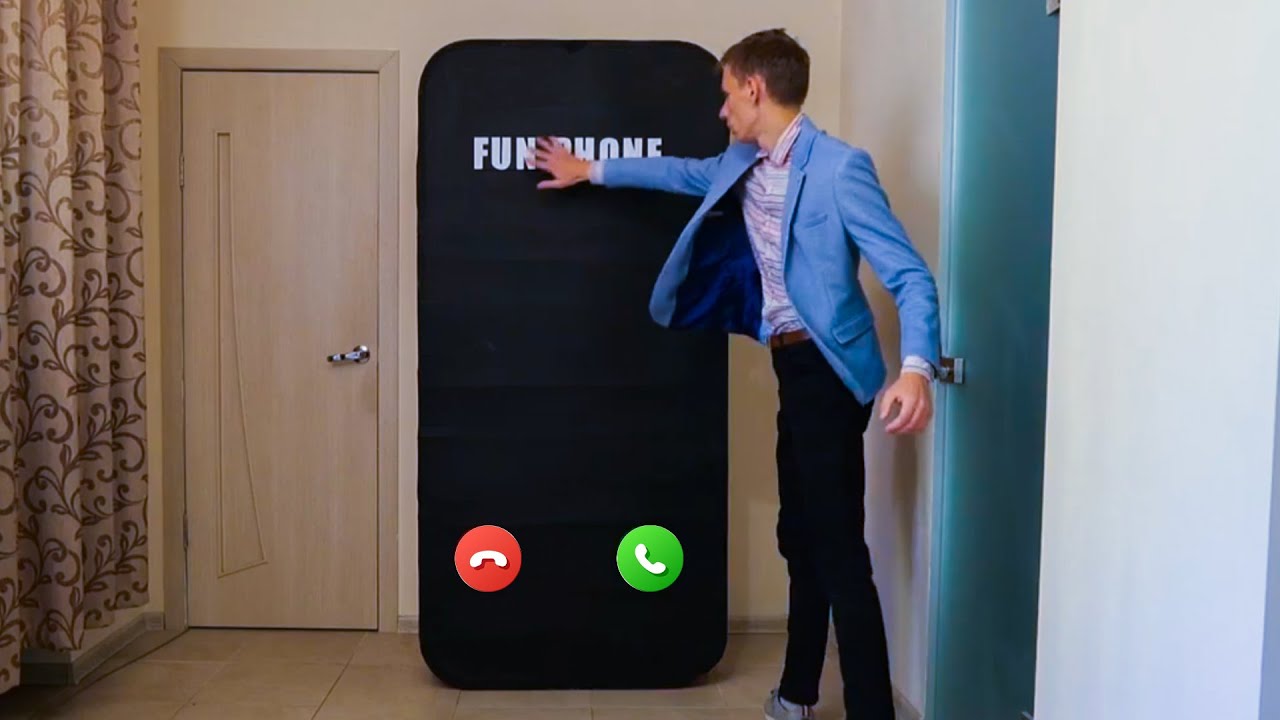 Large Cardboard box iPhone 15 pro max Incoming Call - YouTube