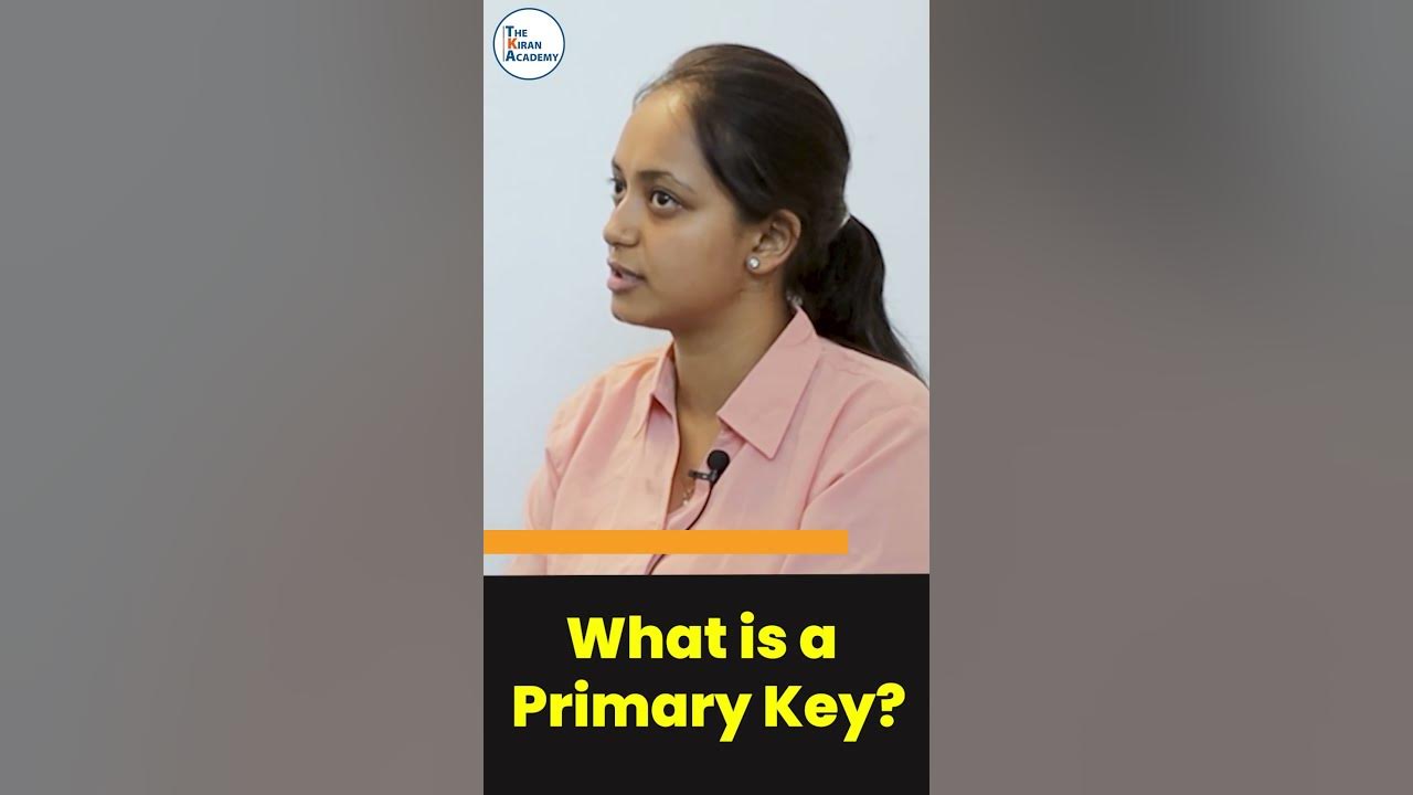 Java Interview Question: Primary Key | #shorts #kiransir #sql - YouTube