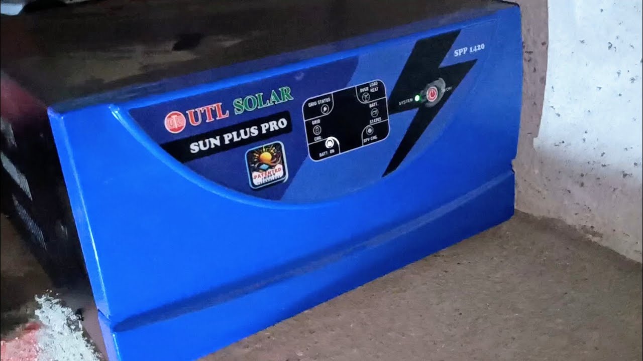 Utl Inverter Critical Problem | Utl solar sun plus pro inverter problem ...