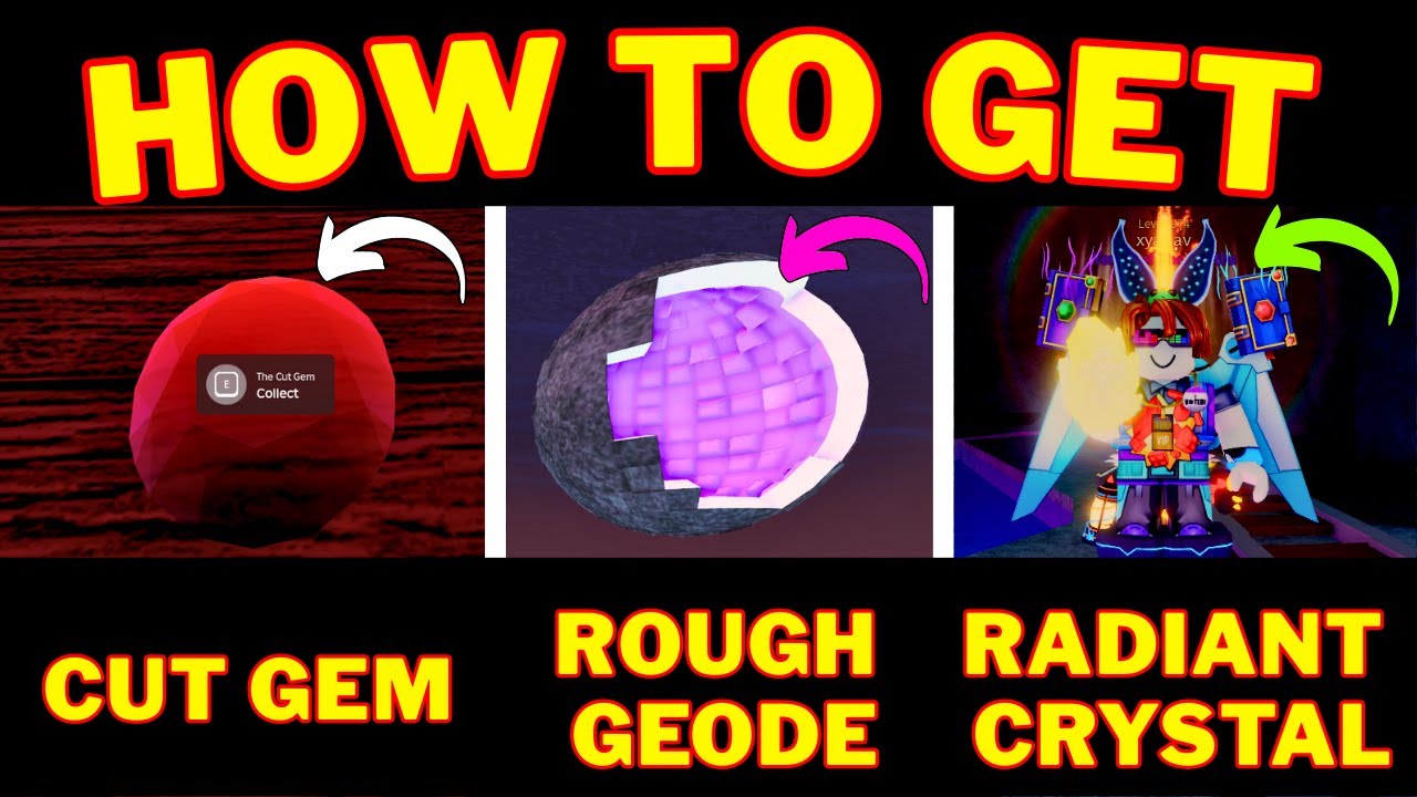 How To Get Cut Gem, Rough Geode, and Radiant Crystal in Fisch | Roblox ...