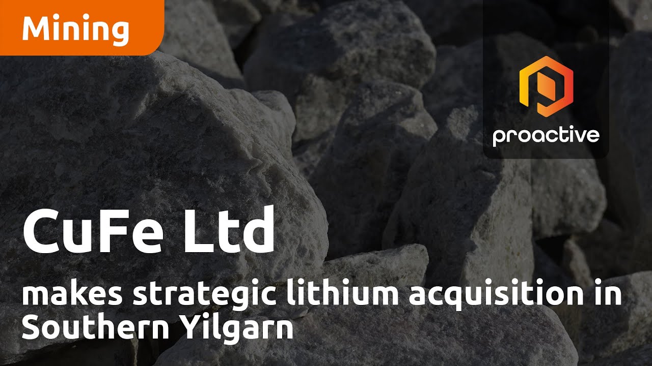 CuFe Ltd makes strategic lithium acquisition in Southern Yilgarn - YouTube