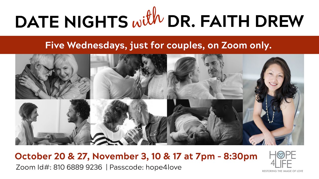 Dr Faith Drew invites you to Hope4life Date Nights - YouTube